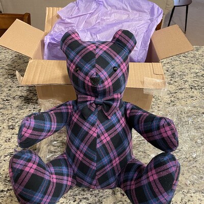 Memory Necktie Bear - Etsy