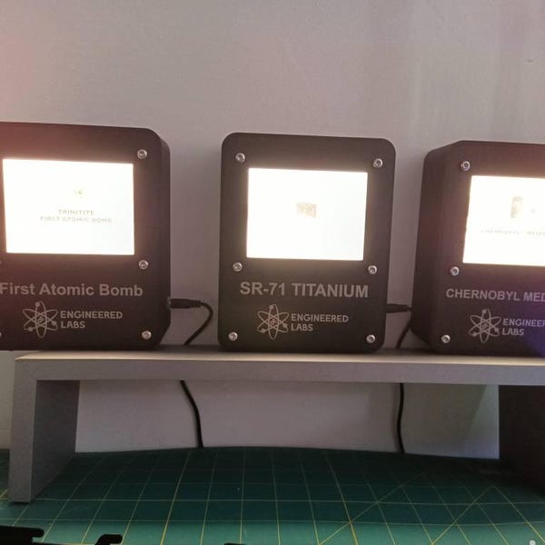 Periodic Table of Elements 85 Real Element Display Premium Acrylic Gift ...