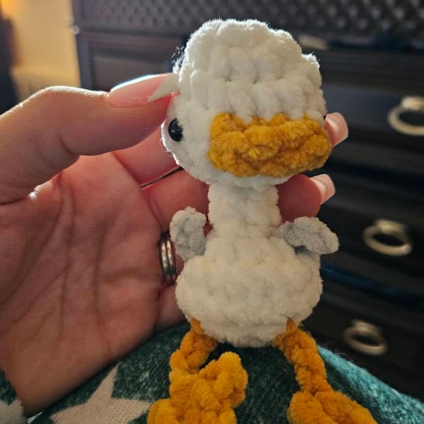 Floppy Gull Plush// Crochet Seagull// Crochet Car Hanger// Crochet ...