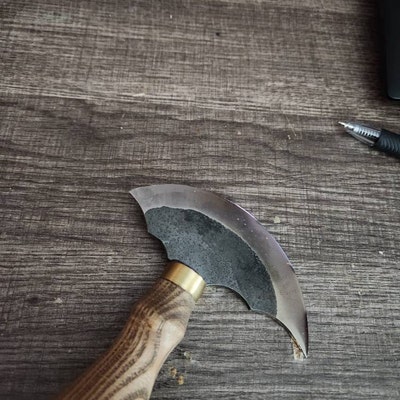 Forged Bent Gouge Set 5pcs. Straight Rounded Chisel. Bent Chisel ...