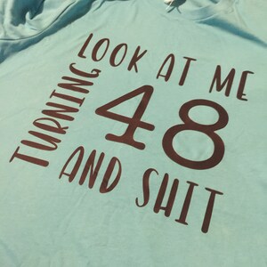 48th Birthday Shirt© Birthday Shirt Women 48th Birthday - Etsy