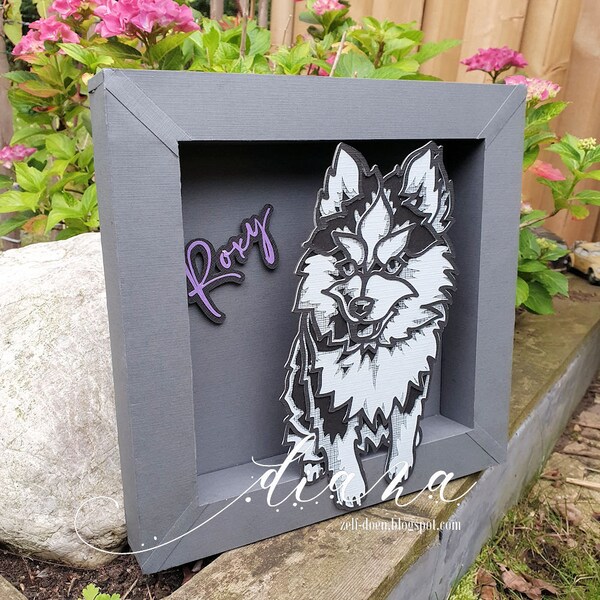 Shadow Box Svg, Template, Svg Files for Cricut and Silhouette, Extra ...