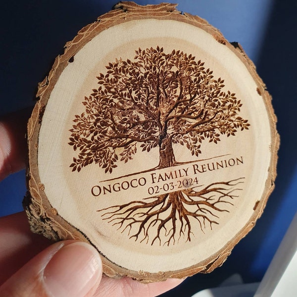 Family Reunion Mementos Personalized Engraved Family Gathering Wooden ...