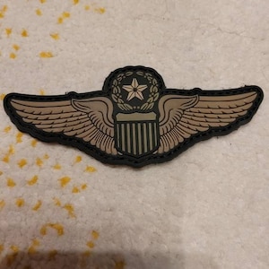 Naval Aviator Wings PVC Patch Pilot Aircrew Wings Navy / Marine Corps ...