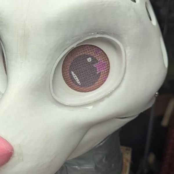 Buckram DENSE Mesh for Eyes, Vision for Fursuit Mask or Costume :) Easy ...