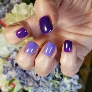 Blue Red Yellow Green Glitter Nail Polish Flackie Multi Color | Etsy