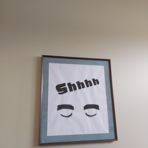 Printable Quiet Classroom Sign for Teacher Shhh Testing in - Etsy