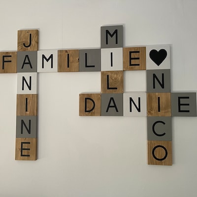Scrabble Buchstaben Deko