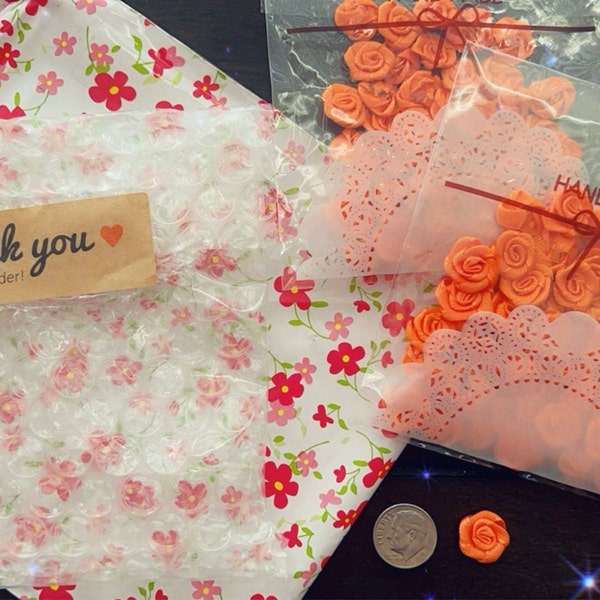 Small Hot Pink Rosebuds 20mm, Mini Pink Satin Roses, Small Fabric ...