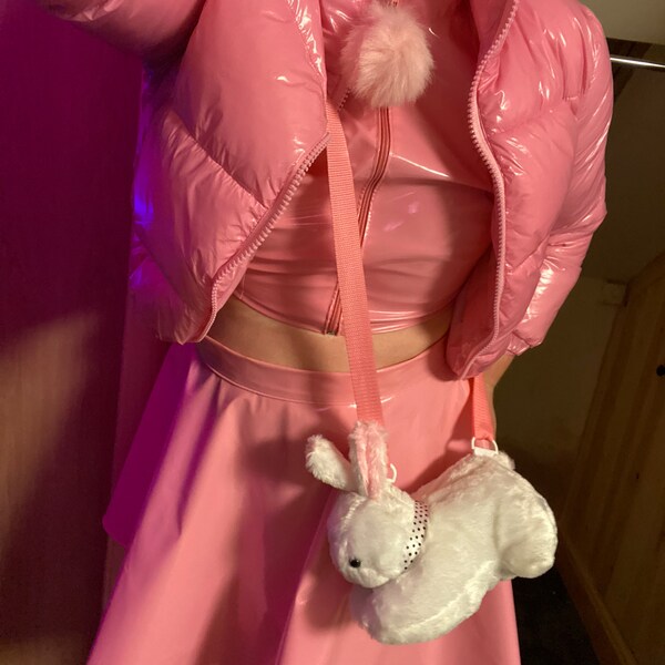 PASTEL PVC 2 Piece Pom Pom Powder Puff Set PINK - Etsy