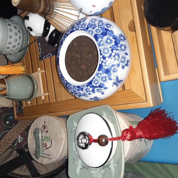 Travel Gong Fu Chinese Tea Set Bird Flower - Etsy