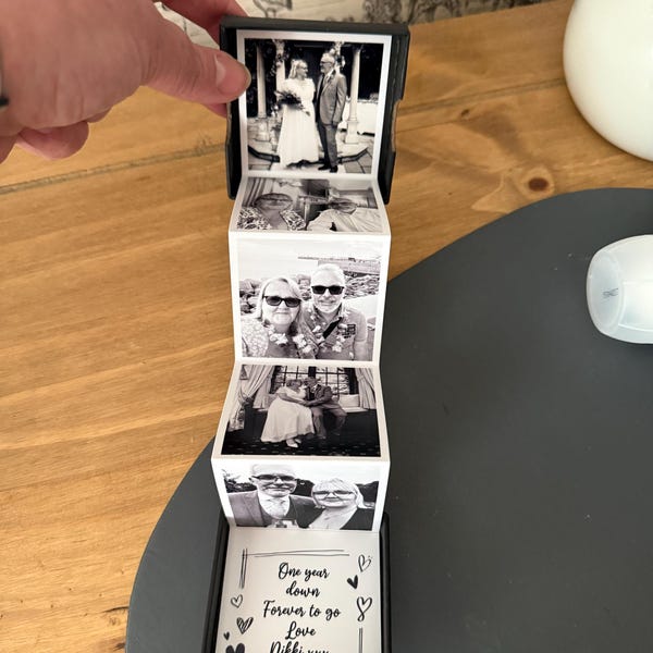 Personalised Photo Pull up Gift Box for Him or Her Birthday ...