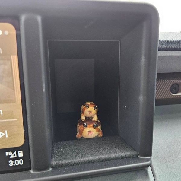 Handmade Polymer Clay Angry Screaming Black Desert Rain Frogs Figurine ...