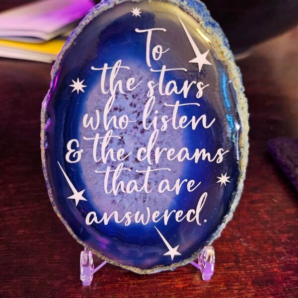 Pre Order Obsidian Bookends Book Quote Bookends Throne of Glass ...