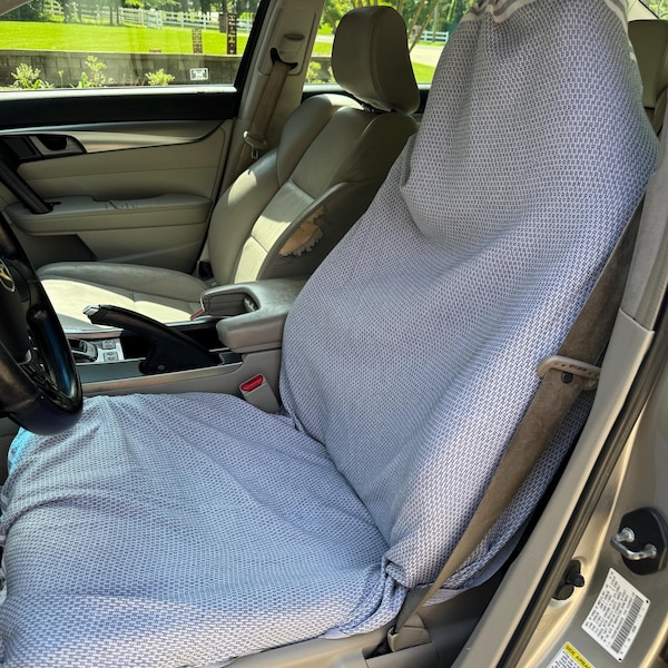 Car Seat Cover-protective Towel for the Car-all Natural Fabrics-turkish ...