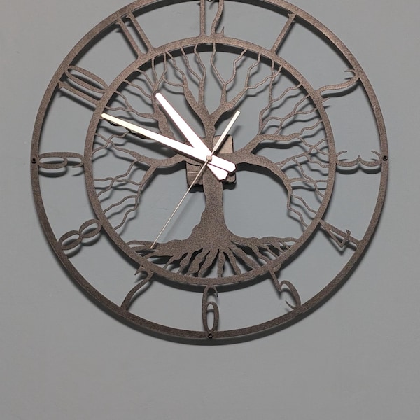 Rectangle Line Large Wall Clock,handmade Metal Wall Clock, Unique ...