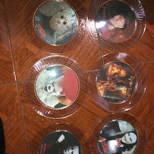 Horror Characters Party Plates - Etsy