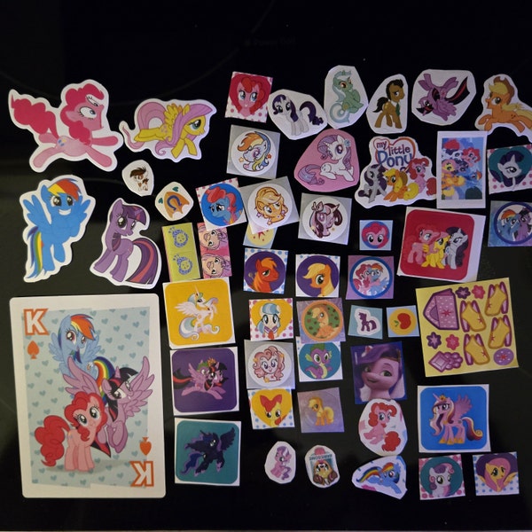 My Little Pony Stickers Pack Customizable - Etsy