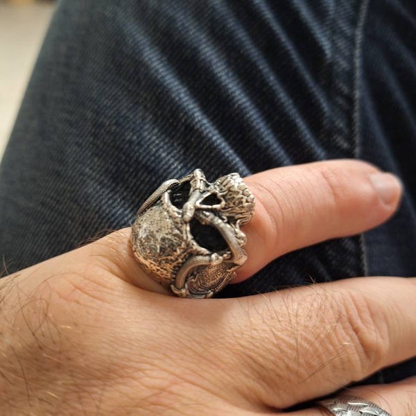 H.R. Giger Inspired , Alien Covenant Ring, Prometheus, Xenomorph ...