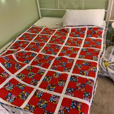 Nine Patch Squares Quilt Pattern PDF by Simpson Designs Studio, Digital ...