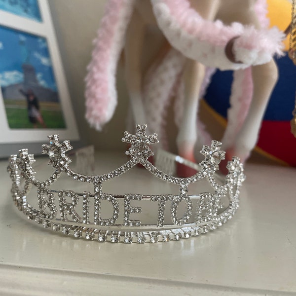 Bride to Be Tiara, Bachelorette Party Tiara for the Bride to Be, Bridal ...