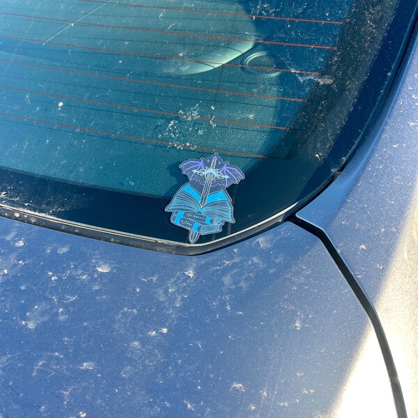 Fantasy Reader Holographic Sticker - Waterproof and Dishwasher Safe - Etsy