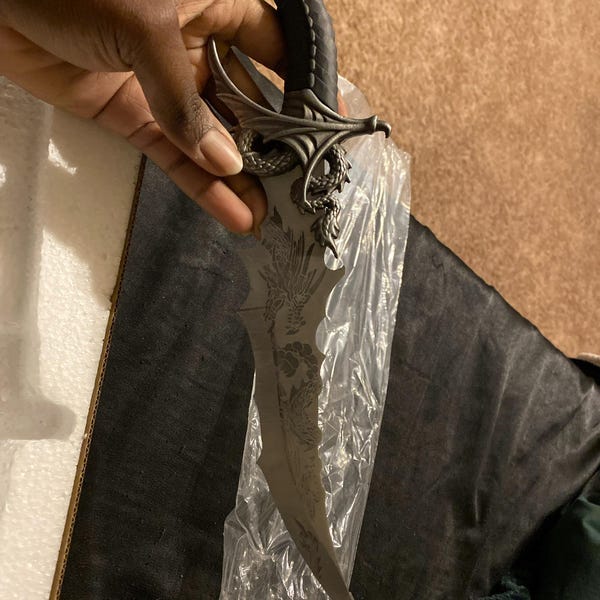 Handmade Sharpened Japanese Samurai Sword T10 Steel Hamon With Sharp ...