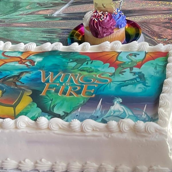 Dragon Wings Edible Image, Edible Cake Toppers, Birthday Dragons Cake ...