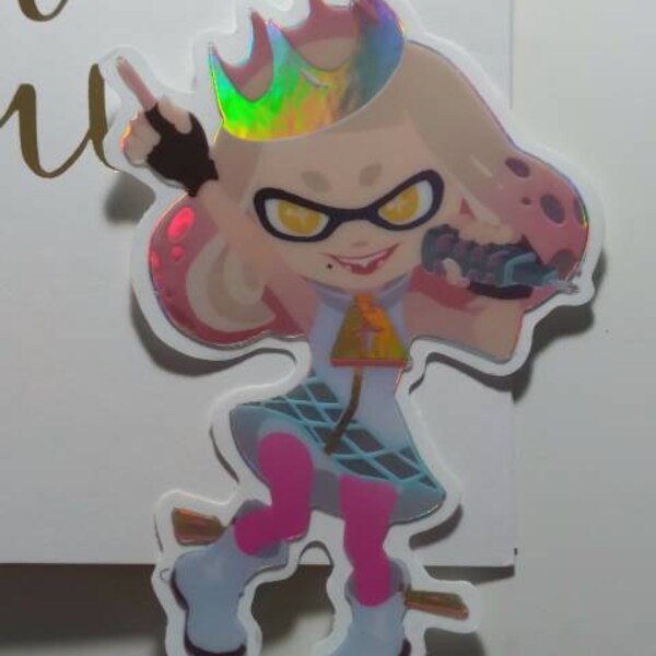 Splatoon Idols Holographic Vinyl Sticker - Etsy