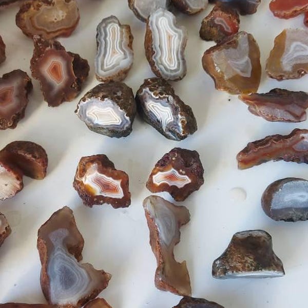Raw Agates From Malawi, Alimajo Agate Nodules, 1lb to 20lbs Natural ...