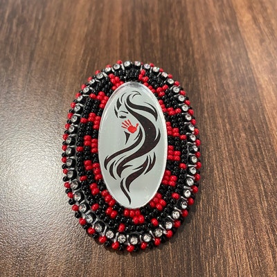 Native Beaded Poppy - Etsy Canada