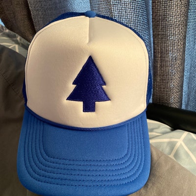 Embroidered Pine Tree Trucker Hat Cartoon Character, Cosplay Trucker ...