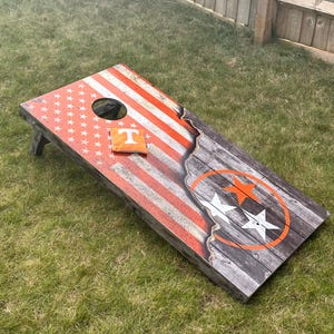 WATERPROOF & NON FADING Custom Cornhole Wraps / Pair of Custom Cornhole ...