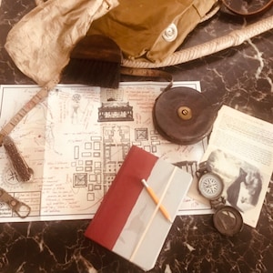 Indiana Jones and the Raiders of the Lost Ark Belloq's Map Replica Prop ...