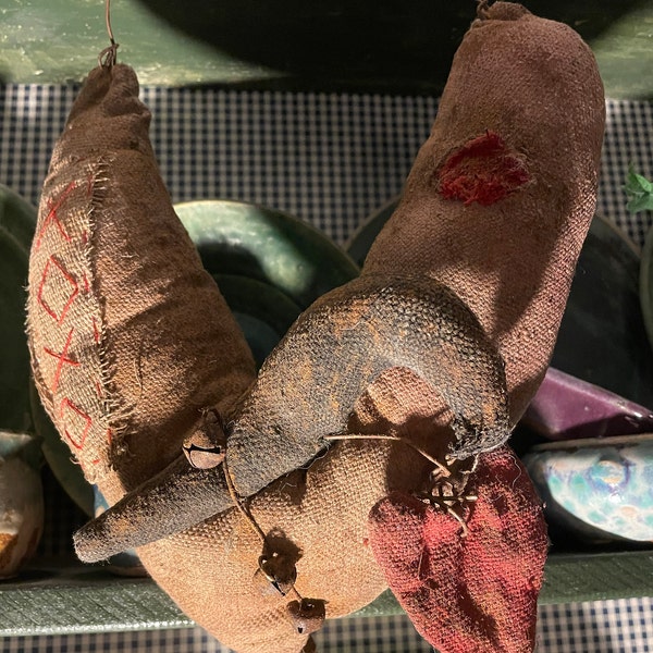 Primitive ~ Grungy GINGERBREAD Men Pattern 2 Styles ~ Instant Download ...