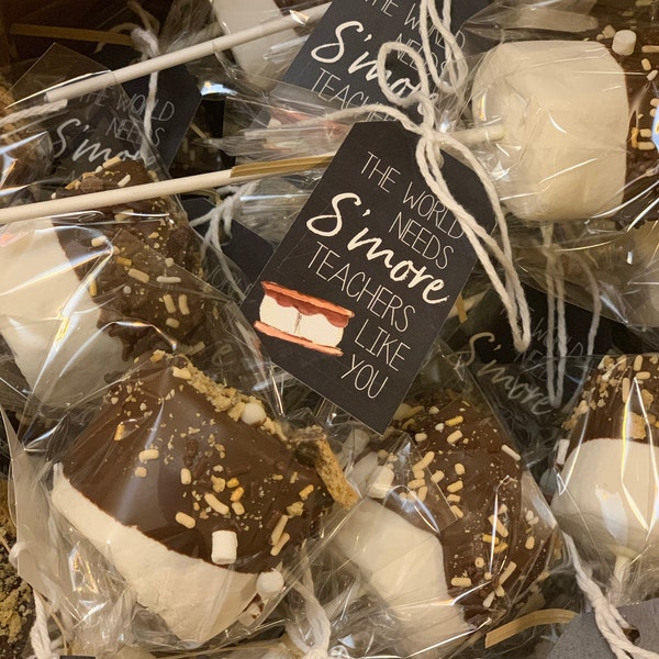 Teacher Appreciation Week Printable Smore Tags End of School Teacher ...