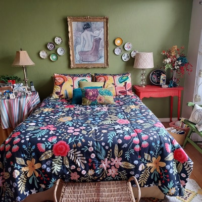 Colorful King Duvet Queen Bedding Designer Luxury Bed Cover Abstract ...