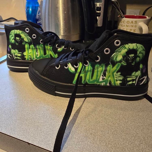 Hulk High Top Shoes Sneakers, Personalized Custom Kids, and Adult - Etsy