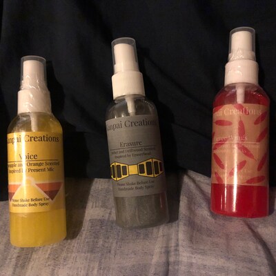 Anime Inspired Body Spray, Anime Perfume - Etsy