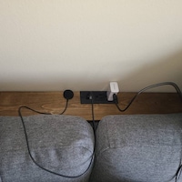 Hidden Sofa Table or Tray With Outlet - Etsy UK