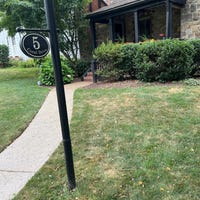 Hanging Address Sign, Driveway Address Sign, Signpost Sign, Wood Grain ...