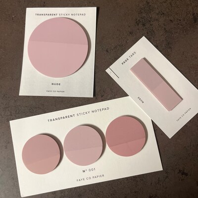 Transparent Planner Bookmark A5 A6 Today Bookmark Planner Minimal ...