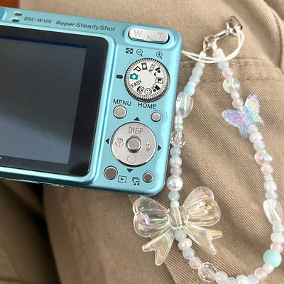 Cute Clear and Blue Phone Charm Keychain Strap AirPod Backpack - Etsy