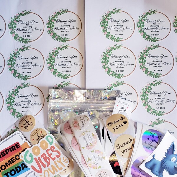 Cartoon Cat Animal Multicolored Sticker Assortment, Adorable Kitty 3 ...