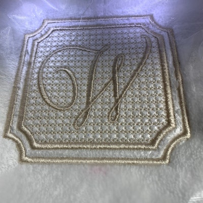 Embossed Machine Embroidery Monogram Font, Knock Down Machine ...