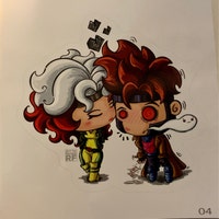 Gambit - Kiss-cut Stickers - Etsy