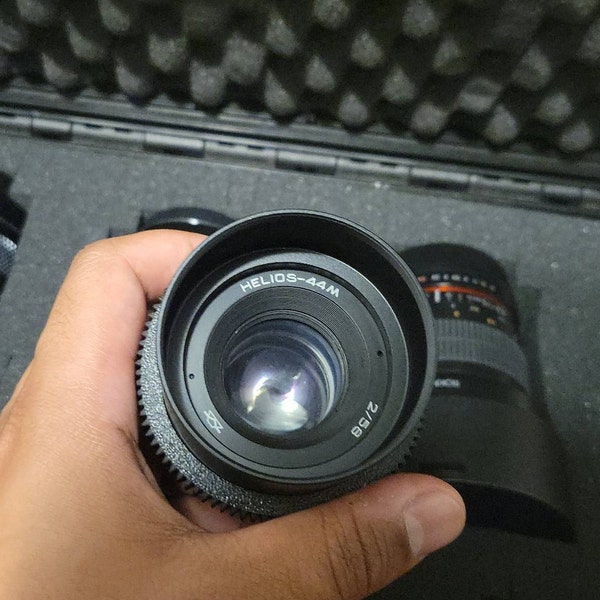 ANAMORPHIC Helios 44m 2/58mm Cine Mod Lens, Sony Nex Mount Vintage Lens ...