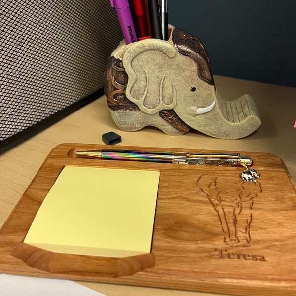 YOUR COMPANY LOGO Sticky Note Holder, Personalized Sticky Note Holder ...