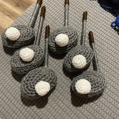Golf Clubs & Bag Crochet PATTERN ONLY Pdf DOWNLOAD Amigurumi Crochet ...