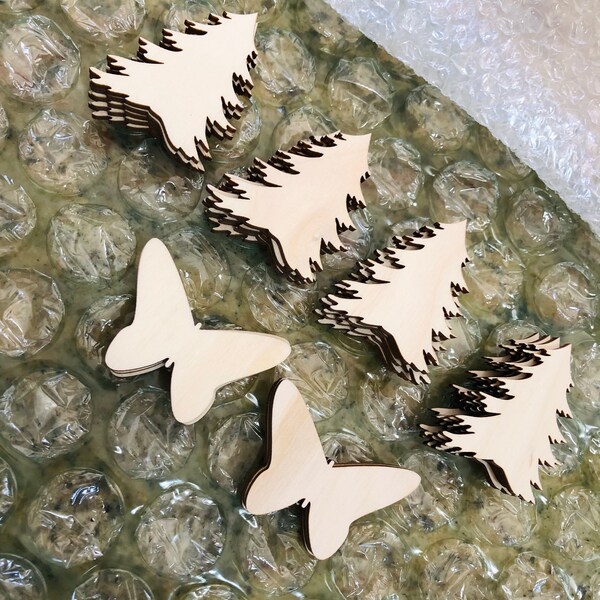 Pine Tree - Laser Cut Unfinished Wood Cutout Shapes - Always Check ...